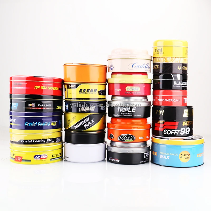 OEM Brand Accepted CMYK Printing Waterproof Shoe Polish Wax Tin ...