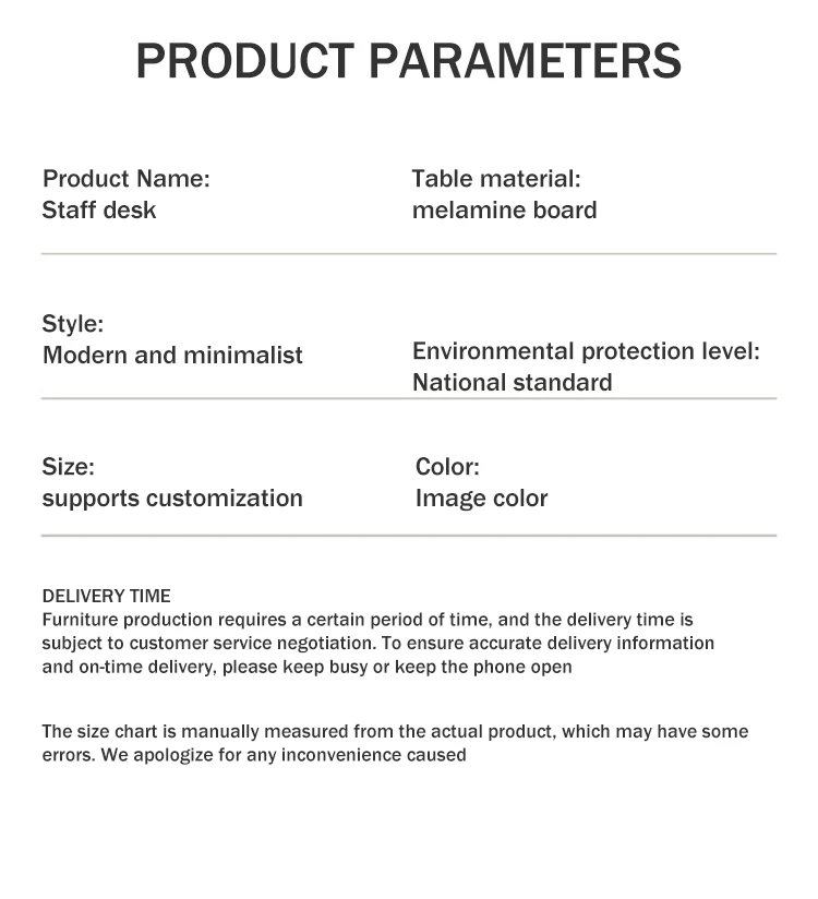 Factory Price Office Desk Office Table Workstation for Popular Modern ...