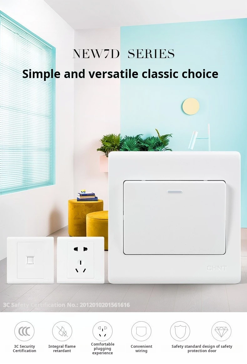 Chint Wall Switch and Socket Electric Interruptor Light Switch| Alibaba.com