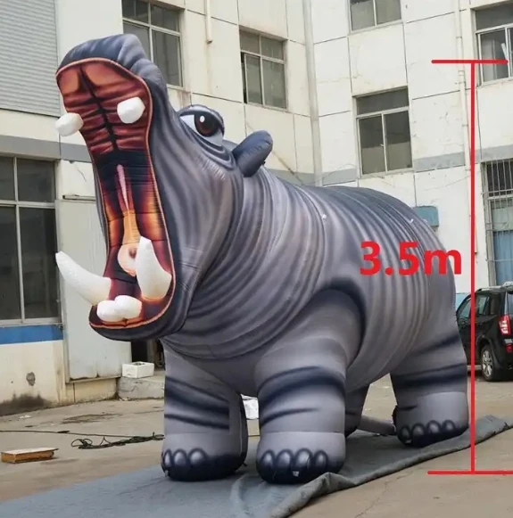 Beile Hungry Hippo Inflatable Toy Giant Pvc Model For Outdoor ...