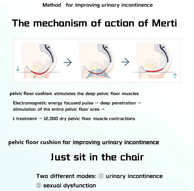 Pelvic Floor Chair Men Women Urinary Incontinence Treatment Muscle ...