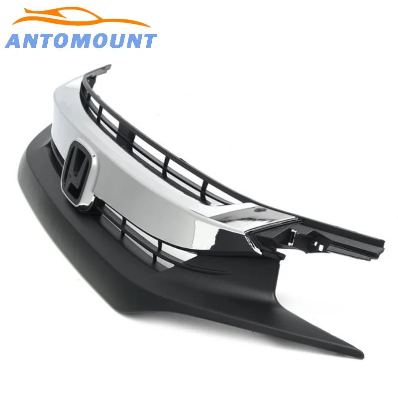 Front Bumper Upper Radiator Electroplate Grille Mesh Trim for Honda ...