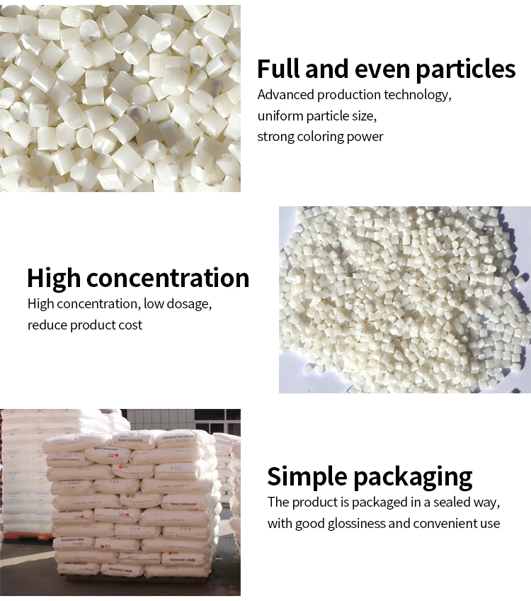 White ABS Granles Masterbatch 10% Synthetic Silica Available ...