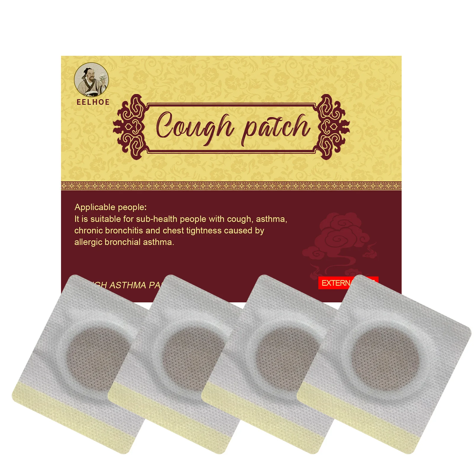 Cough Phlegm Patch Moisten Lung Anti-cough And Phlegm Asthma ...