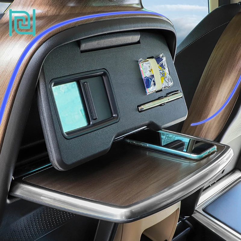 Car Luxury Seat Electric Back Panel Tray Table Folding Back Table For ...
