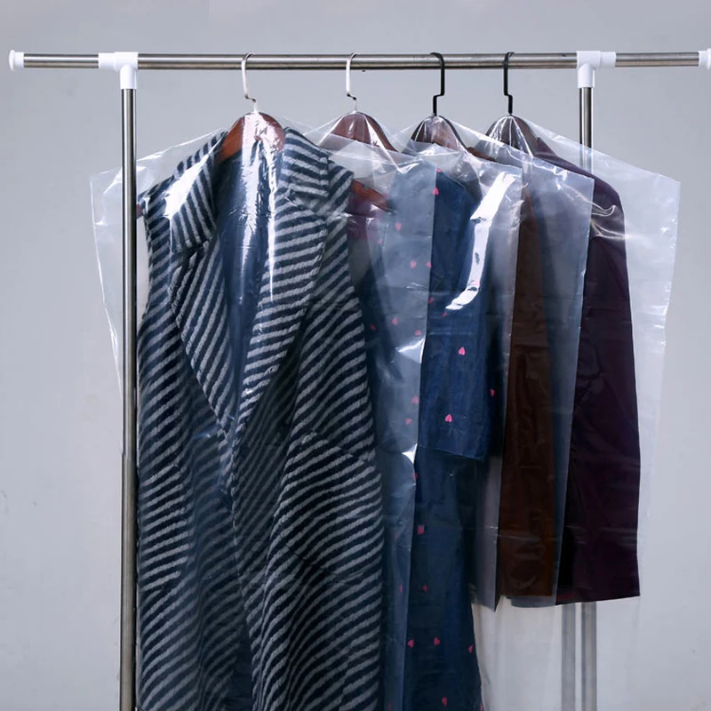 Custom Ldpe Plastic Reusable Clear White Cloth Dust Suit Packaging Bags ...