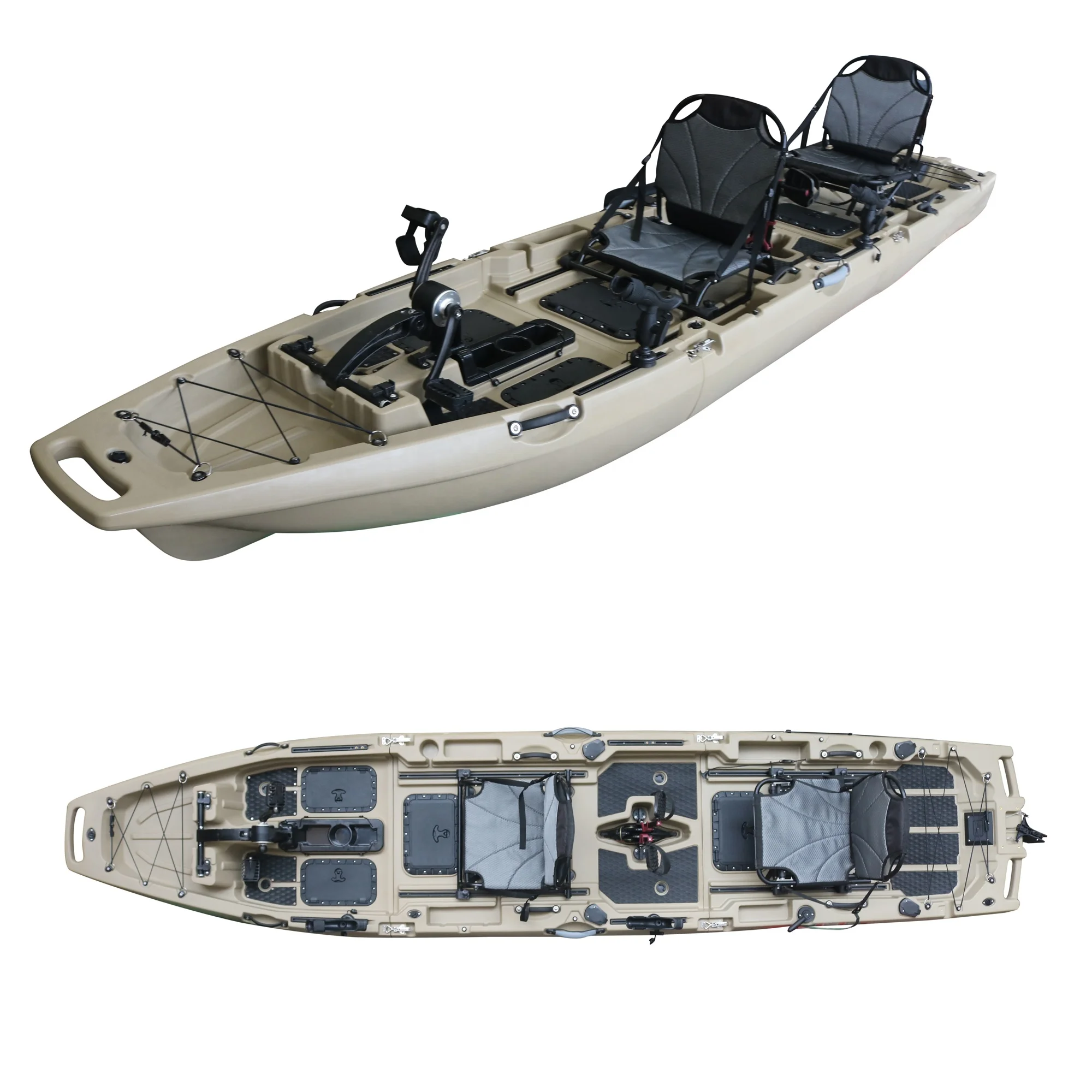 Alibaba.com: Vicking 14FT Modular 2-Person Dual-System Pedal Fishing ...