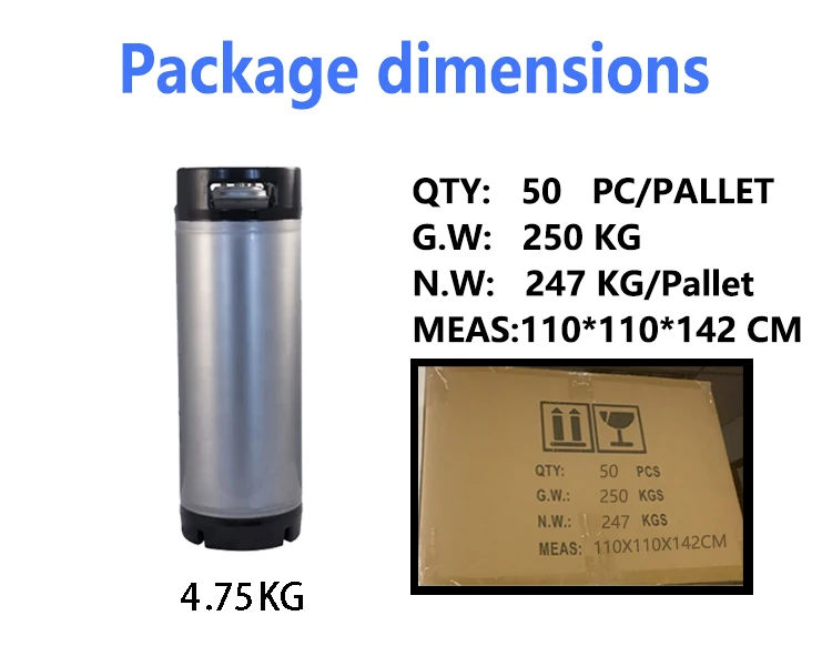 6L, 9L, 12L Ball Lock Kegs - Perfect for Home-brewing