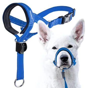 Dog Head Collar No Pull Adjustable Barkless Dog Head Collar With Padded ...