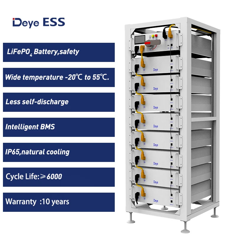 Deye Ess Bos-g Lifepo4 Us Eu Battery Pack 51.2v 100ah Home Deye Solar ...