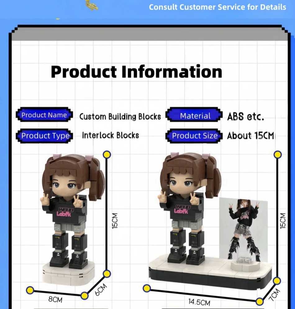 Backstein Figuren - Custom Brick Figure Toys for Kids