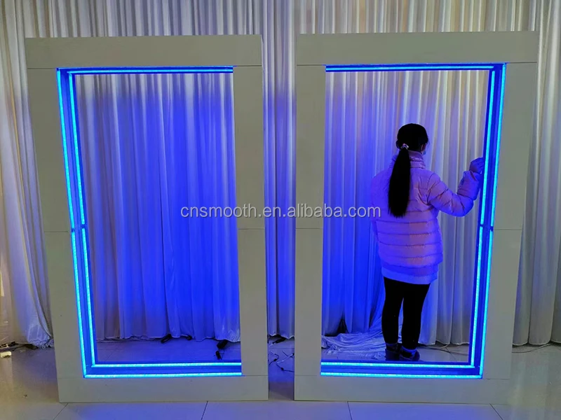 2024 New Design Led Wedding Backdrop Square Picture Photo Frame Arch ...