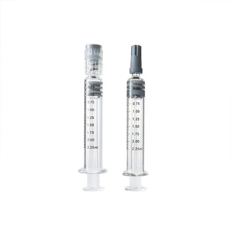 Luer Lock Slip Lock Syringe 1ml Syringe Extracts Packaging Borosilicate ...