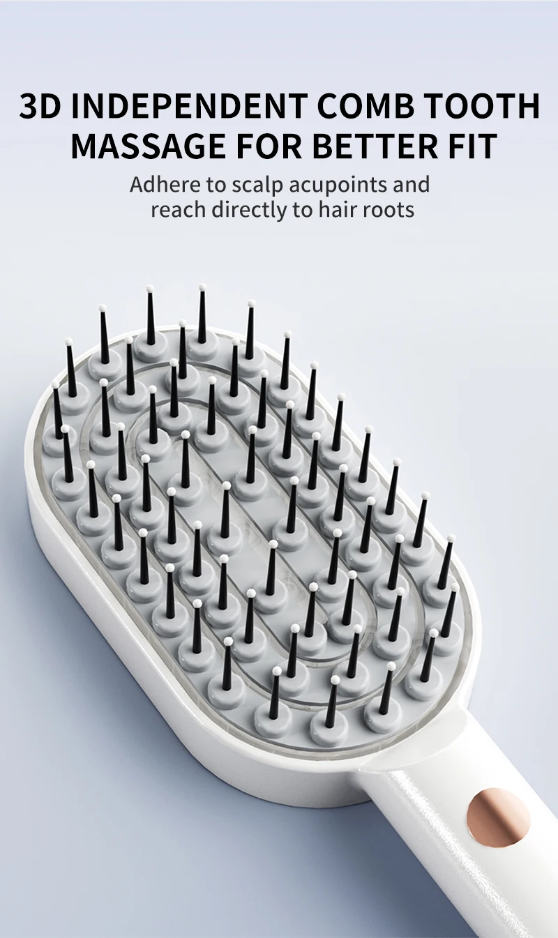 Phototherapy Red Light Hairbrush Anti Hair Loss Scalp Care Massager ...