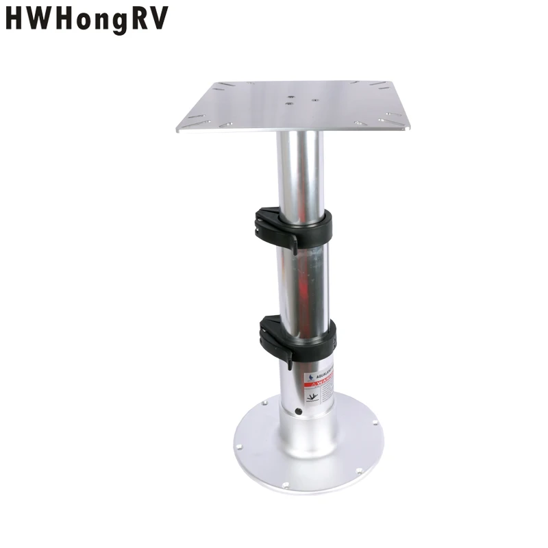 Rv Adjustable Table Pedestal Ht-ma3 With Wheels - Marine Pneumatic 3 ...