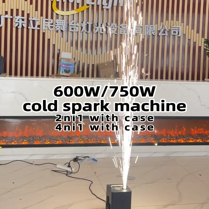 Hot Sell Indoor 600w Dmx Mini Cold Spark Machine For Wedding Party ...