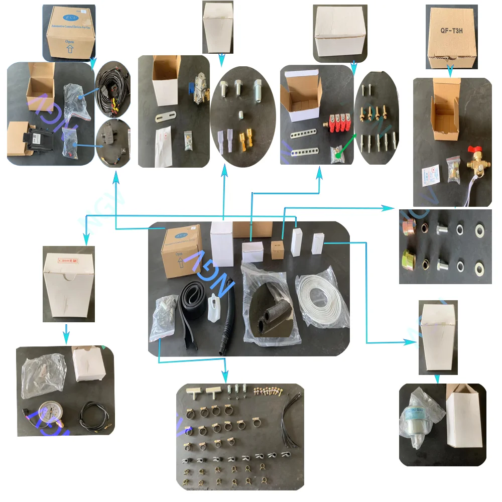 Injection Control Unit Mp48 Complete Cng Kit For 3/4 Cylinder Gas ...