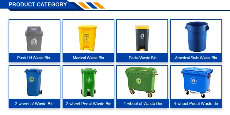 Eco-friendly Outdoor Dustbins with Wheels - Durable & Spacious
