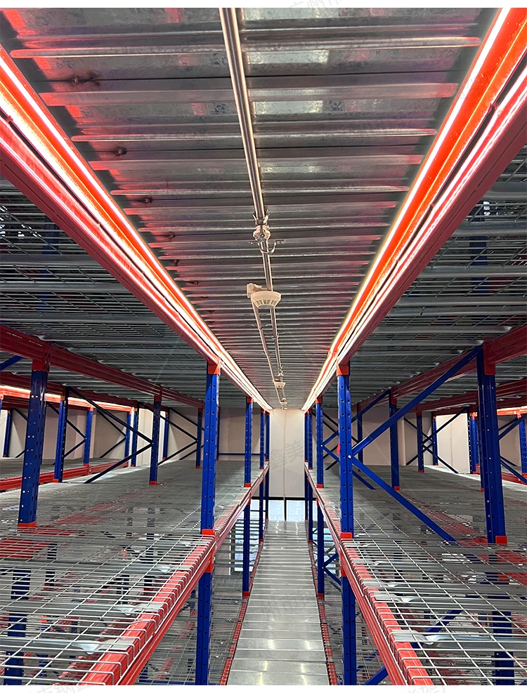 Industrial Mezzanine Mezzanine Floor Racking System Ebiltech Pallet ...