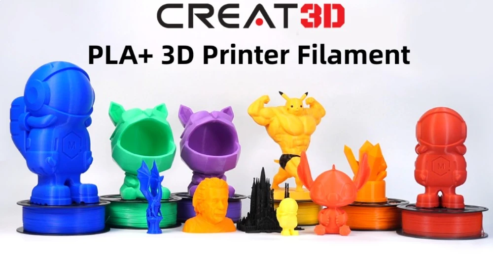 CREAT3D PLA+ 3D Printer Filament - Durable & Environmentally Friendly