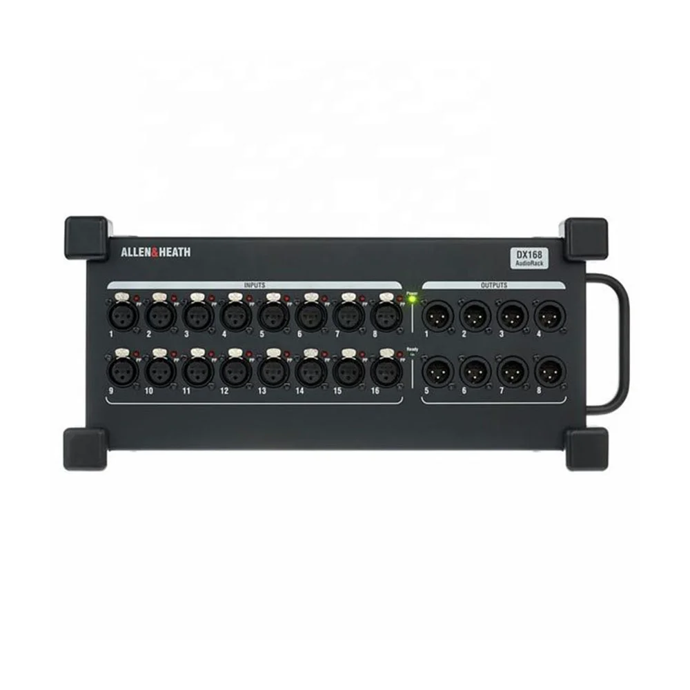 Allen & Heath DX168 16-Inputs & 8-Outputs Digital Stage Box for SQ Series / Avantis Digital ...