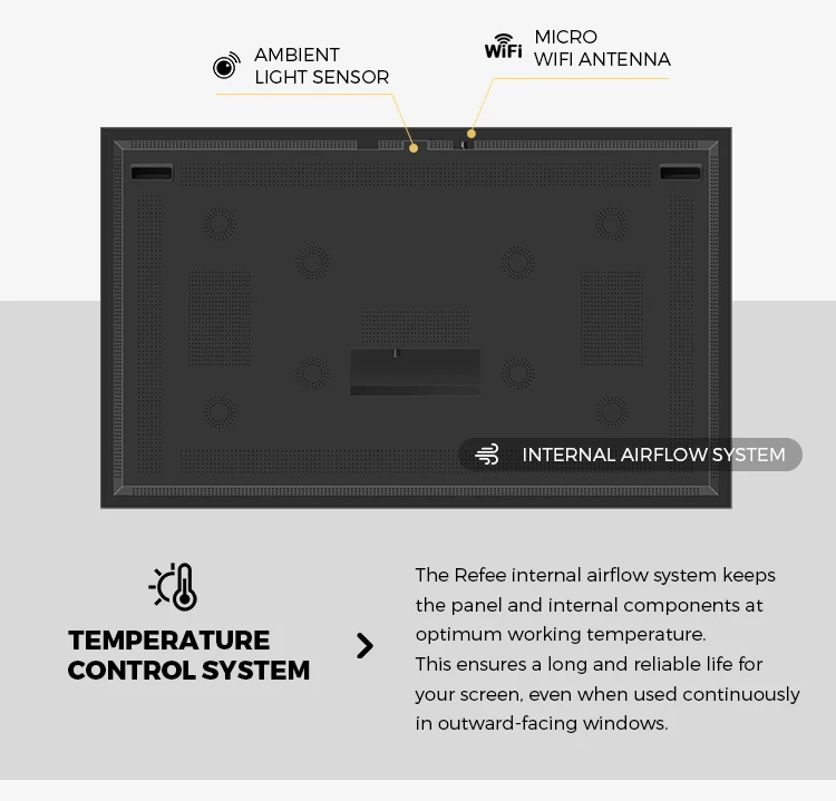3000 Nit High Brightness Digital Signage LCD Display - 55" to 86 ...