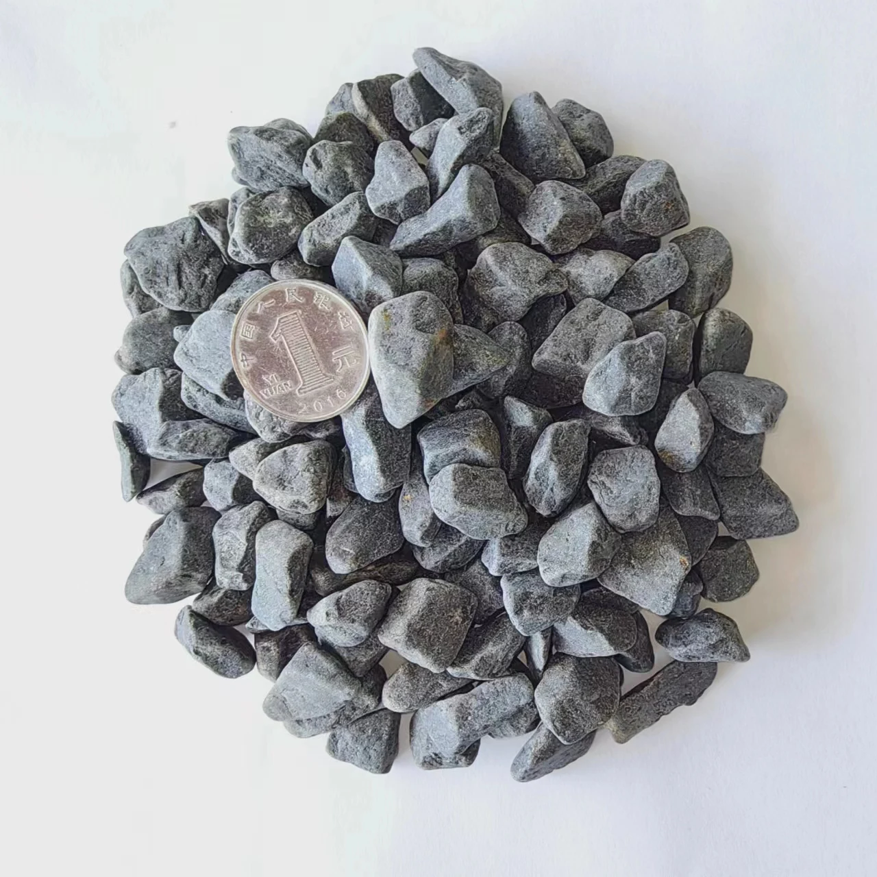 0.4-1.5cm Natural Construction Black Crushed Basalt Round Crushed Stone ...