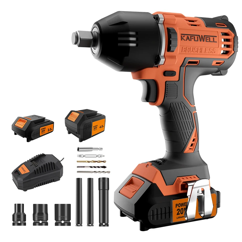 Kafuwell Pa4500-72h Cordless Tool Combo Kits 20v Impact Hammer Drill ...