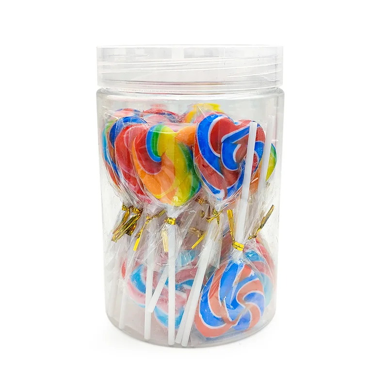 Factory Wholesale Custom Halal Fruit Flavor Colorful Heart Shape ...