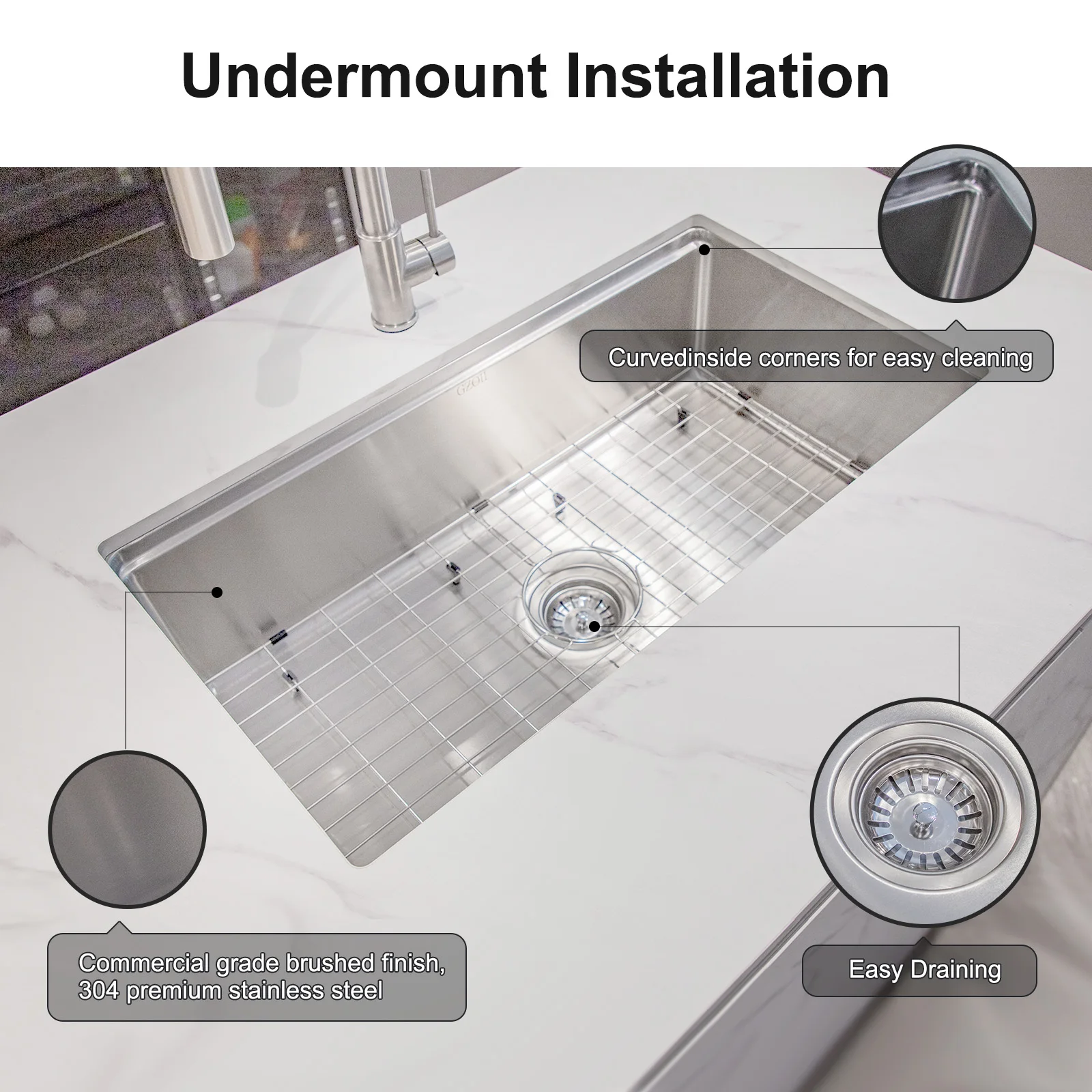 Modern Fregadero De Acero Inoxidable Luxury Multifuncional Stainless ...