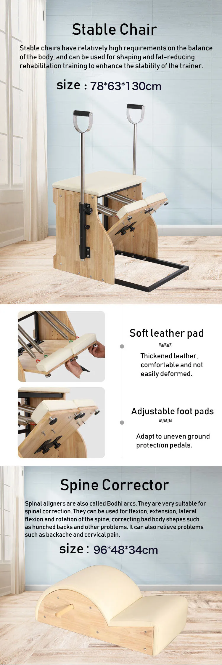 2024 Pilates Reformer Commercial Maple Studio Wood Pilates Bed Pilates ...