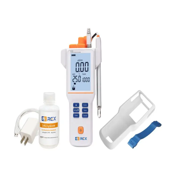 Rex 210e Portable Handheld Conductivity Meter 0.00-200 Ms/cm Oem