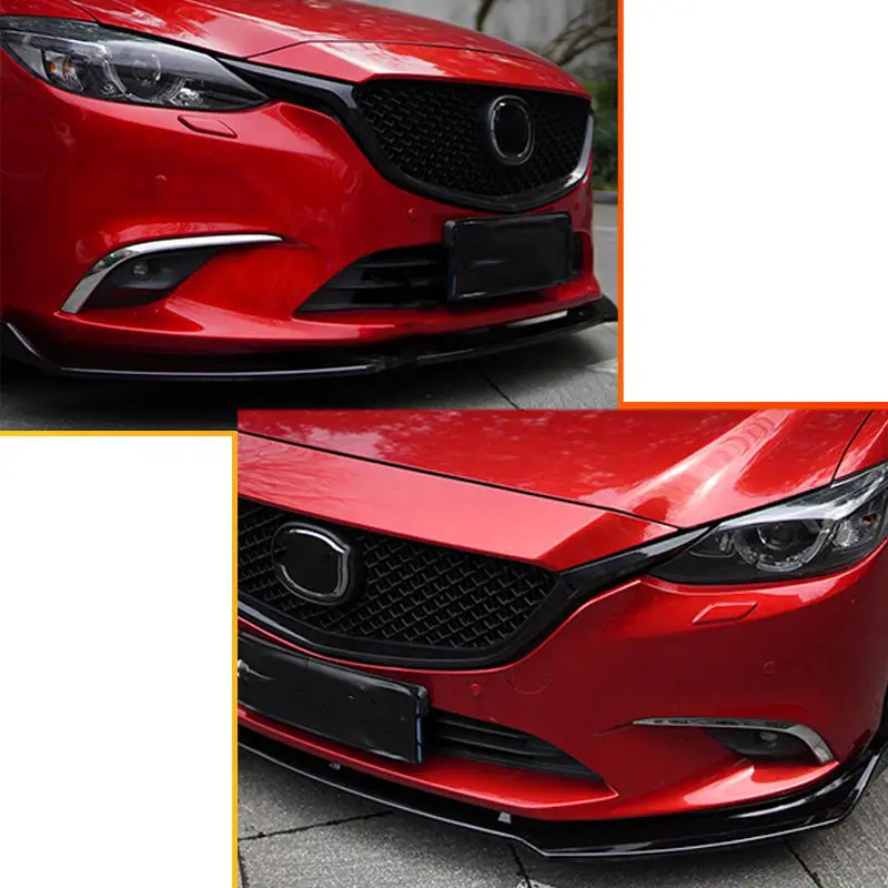 Car Front Bumper Splitter Lip Diffuser Spoiler Cover Trim For Mazda 6 ...