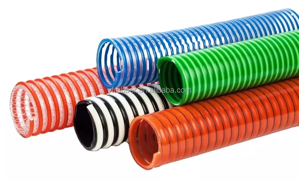 Flexible Plastic Pvc Heavy-duty Spiral Corrugated Suction Hose 3 4 5 6 ...