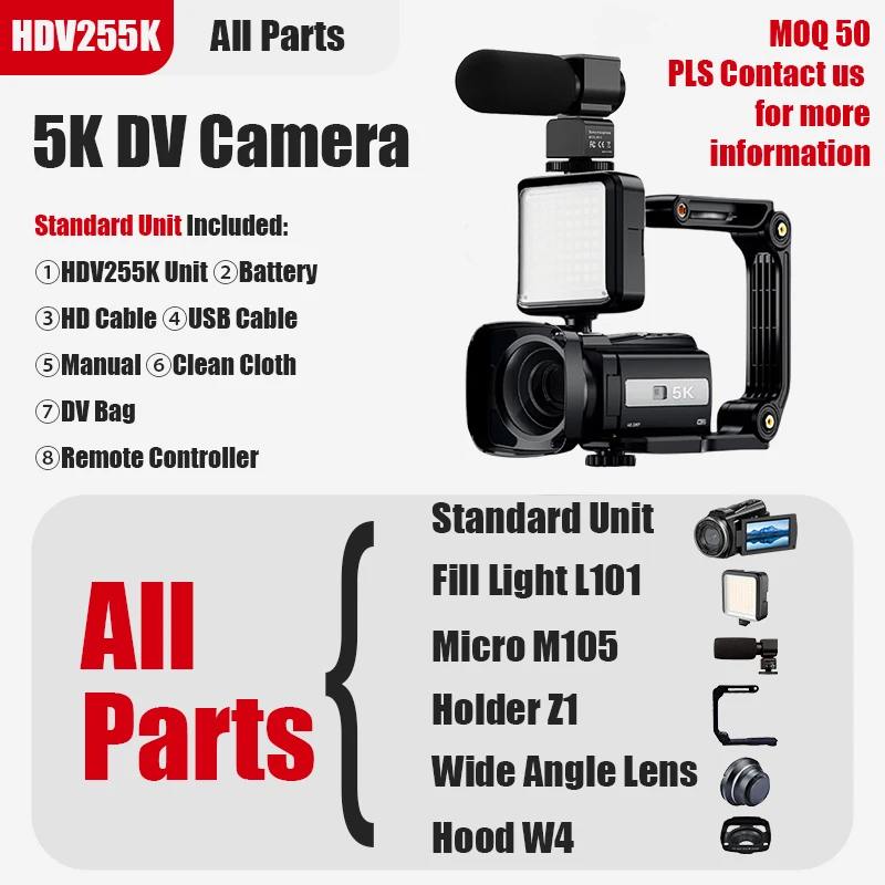 High Resolution Professional Camcorder - 16x Zoom Video Camera