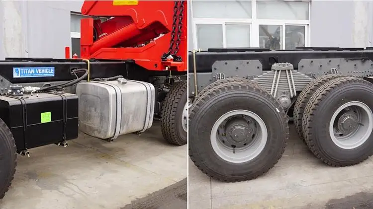 Container Side Loader Trailer - 20ft Self Lifting Truck