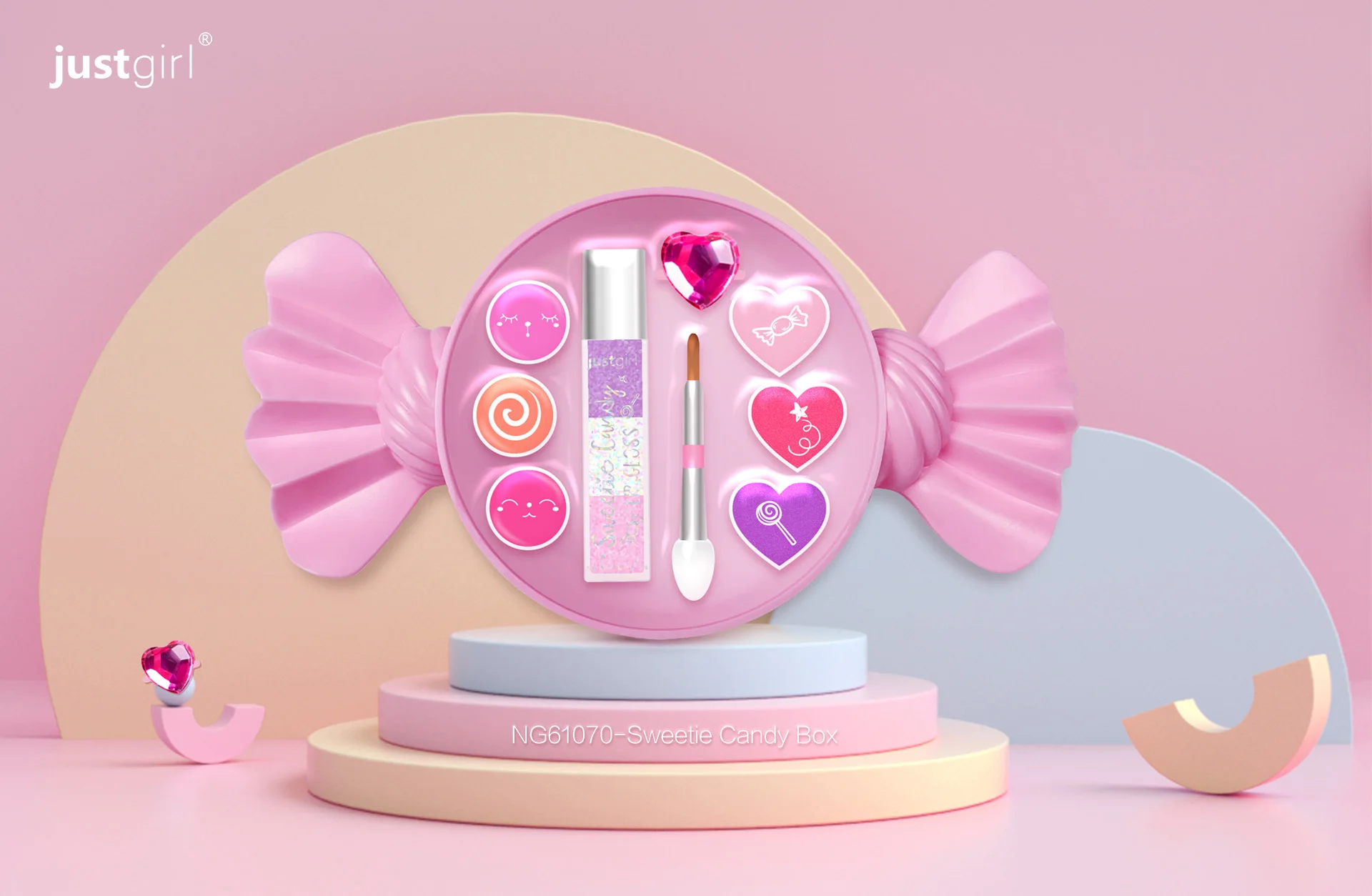 Kids Makeup Set Body Cosmetic Set Face Eyeshadow Beauty Set For Kids ...