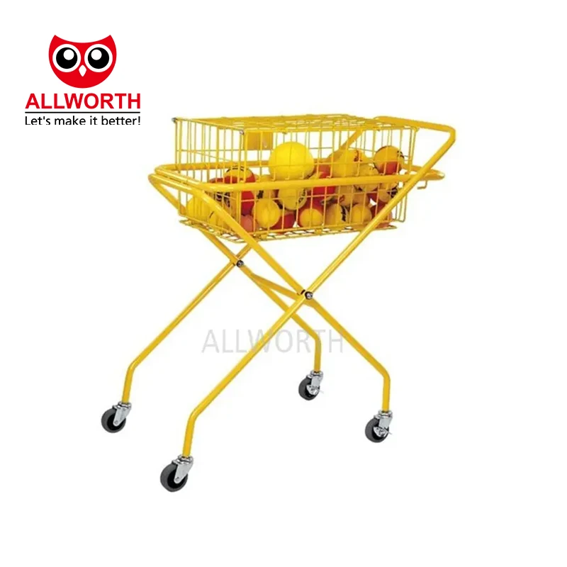Tennis Ball Trolley With Divider Tennis Ball Basket With Wheels - Buy ...