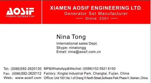 AOSIF Diesel Generator Sets - Silent Canopy Generators