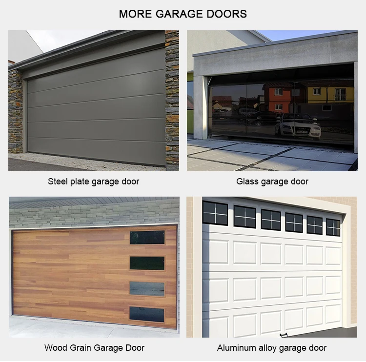 Modern Villa Garage Door - Aluminium Cladding & Electric Rolling