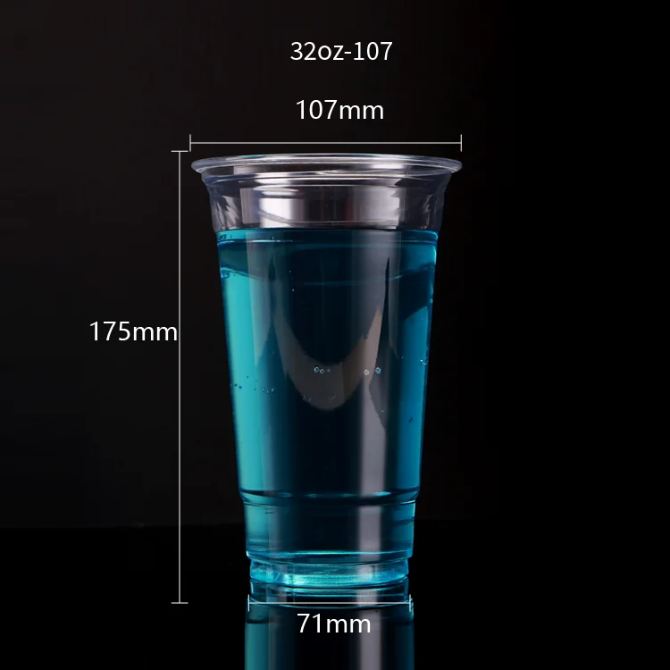 Disposable Plastic Cups with Logo - Perfect for Beverages