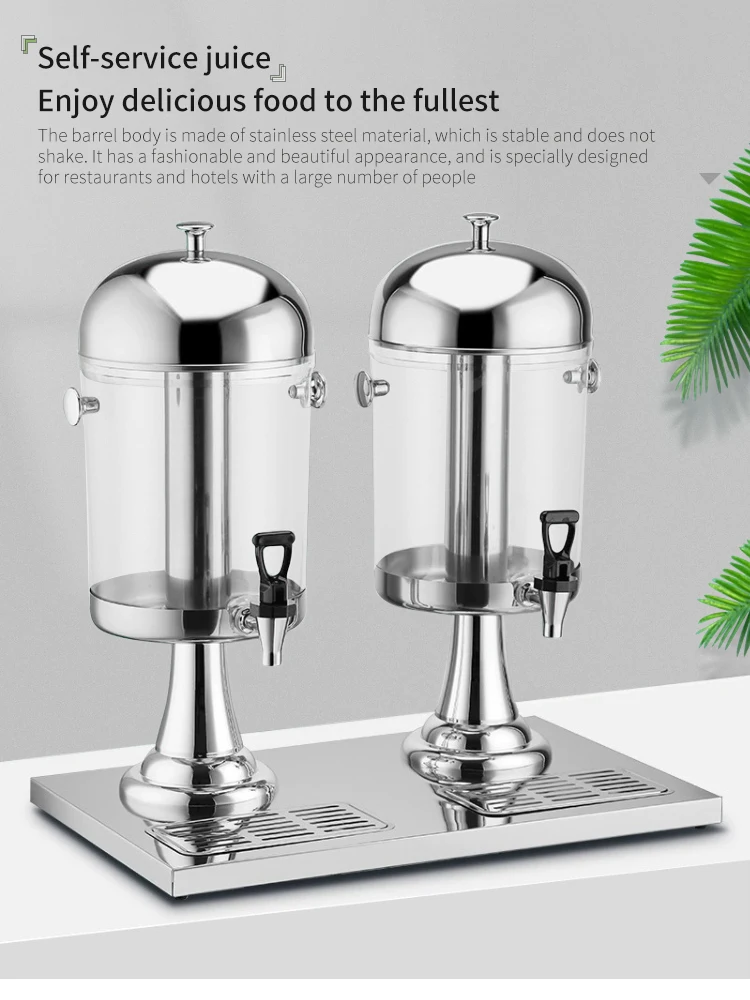 Commercial Stainless Steel Chafing Dish Buffet Ware Glass Beverage ...