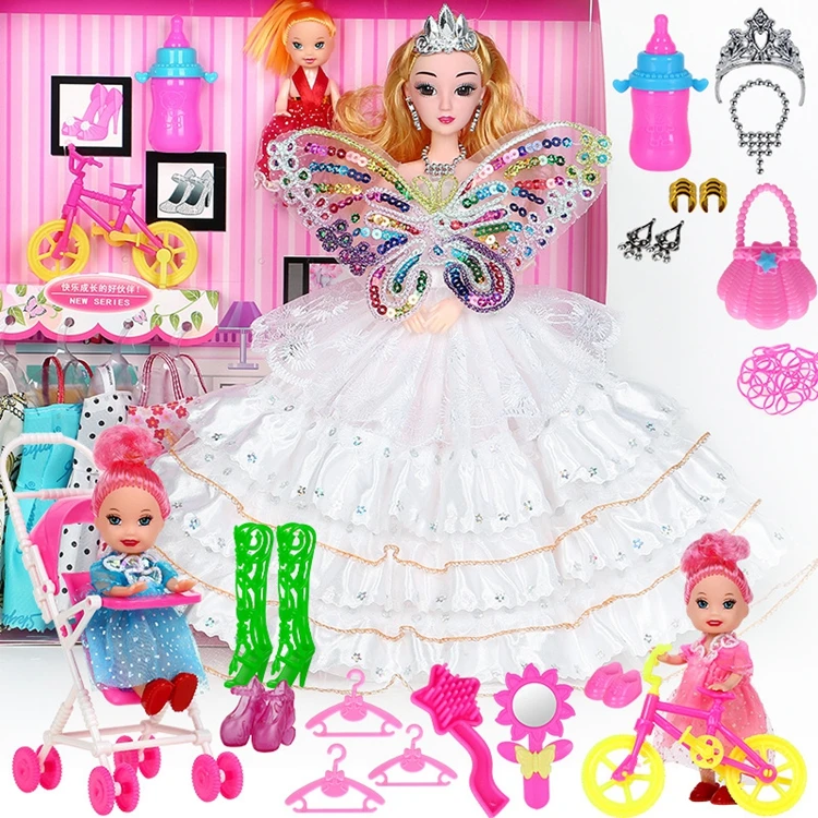 Wholesale Custom Luxury 62 Pcs Doll Family Girl Changing Toys,High ...
