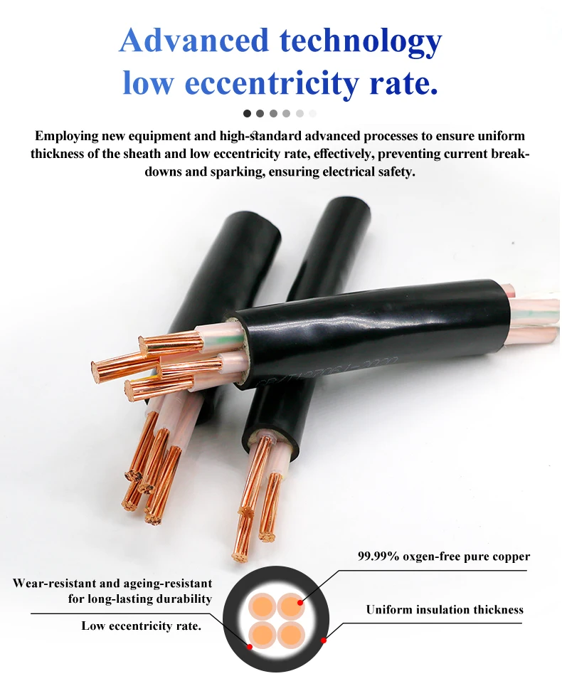 Low Voltage Copper Conductor Swa Sta Pvc 4x16mm2 Yjv Yjv22 Yjv23 Underground Armoured Power ...