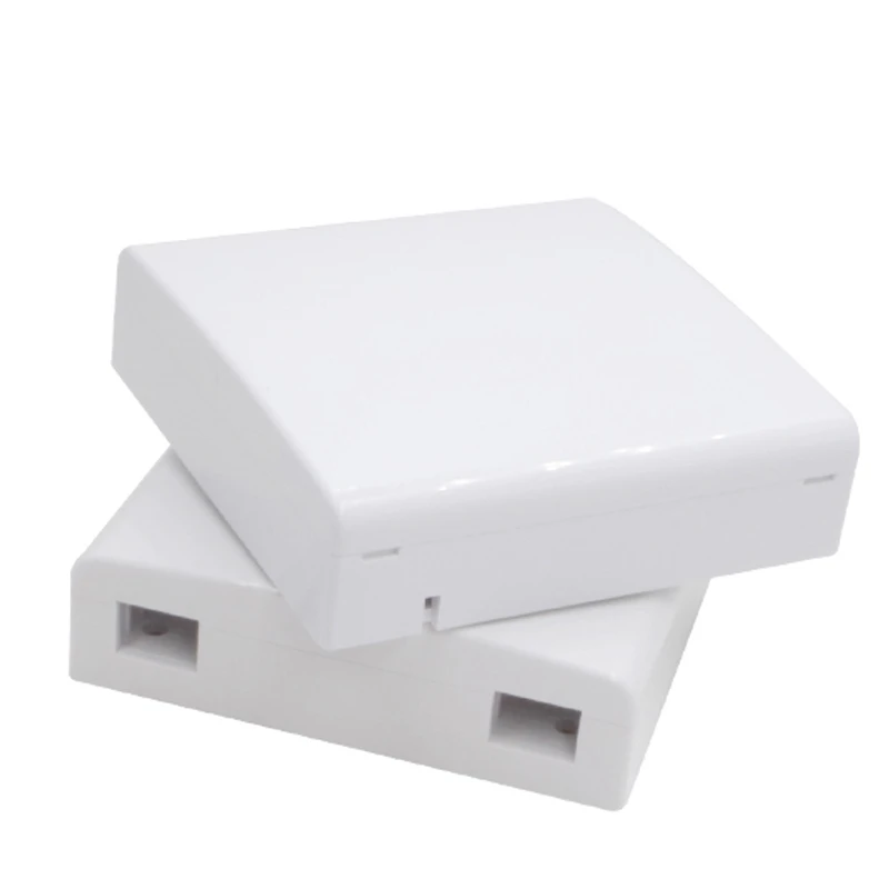 Hot Sale 2 Ports Fiber Optical Rosette Optical Faceplate Fibre Terminal ...