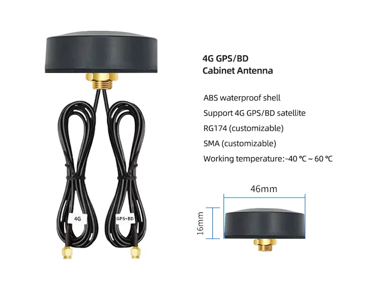 Gps + 4g Lte Combination Antenna Navigation And Positioning Gprs ...