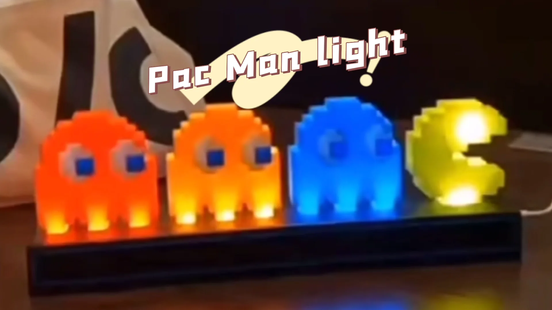 Cute Creative Cartoon Mosaic Night Light Smart Lampe Music Rhythm Usb ...