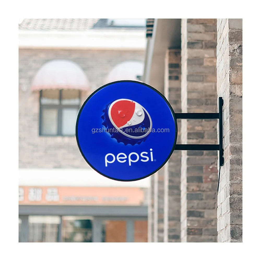 Rotating Light Box Display - Eye-Catching Outdoor Signage