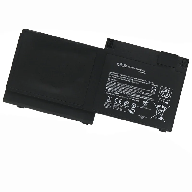 11.25V 46WH SB03XL Laptop Battery for HP EliteBook 820 720 725 G1 G2 ...