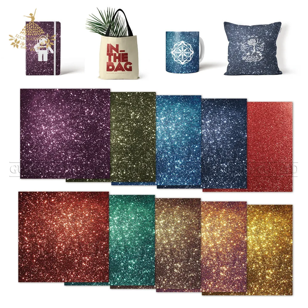 12inches Watercolor Easy Press Cut Glit Mermaid Iron on Custom ...